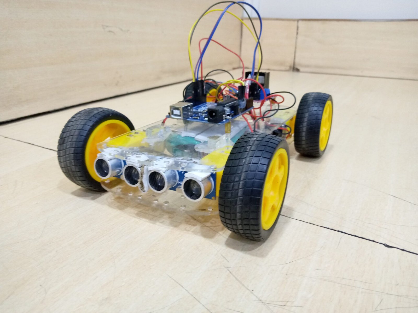 Obstacle avoiding robot using Arduino- Two sensor | Obstacle avoiding car