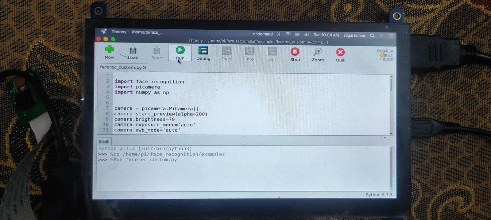 Face Recognition Using Raspberry Pi Face Recognition Python