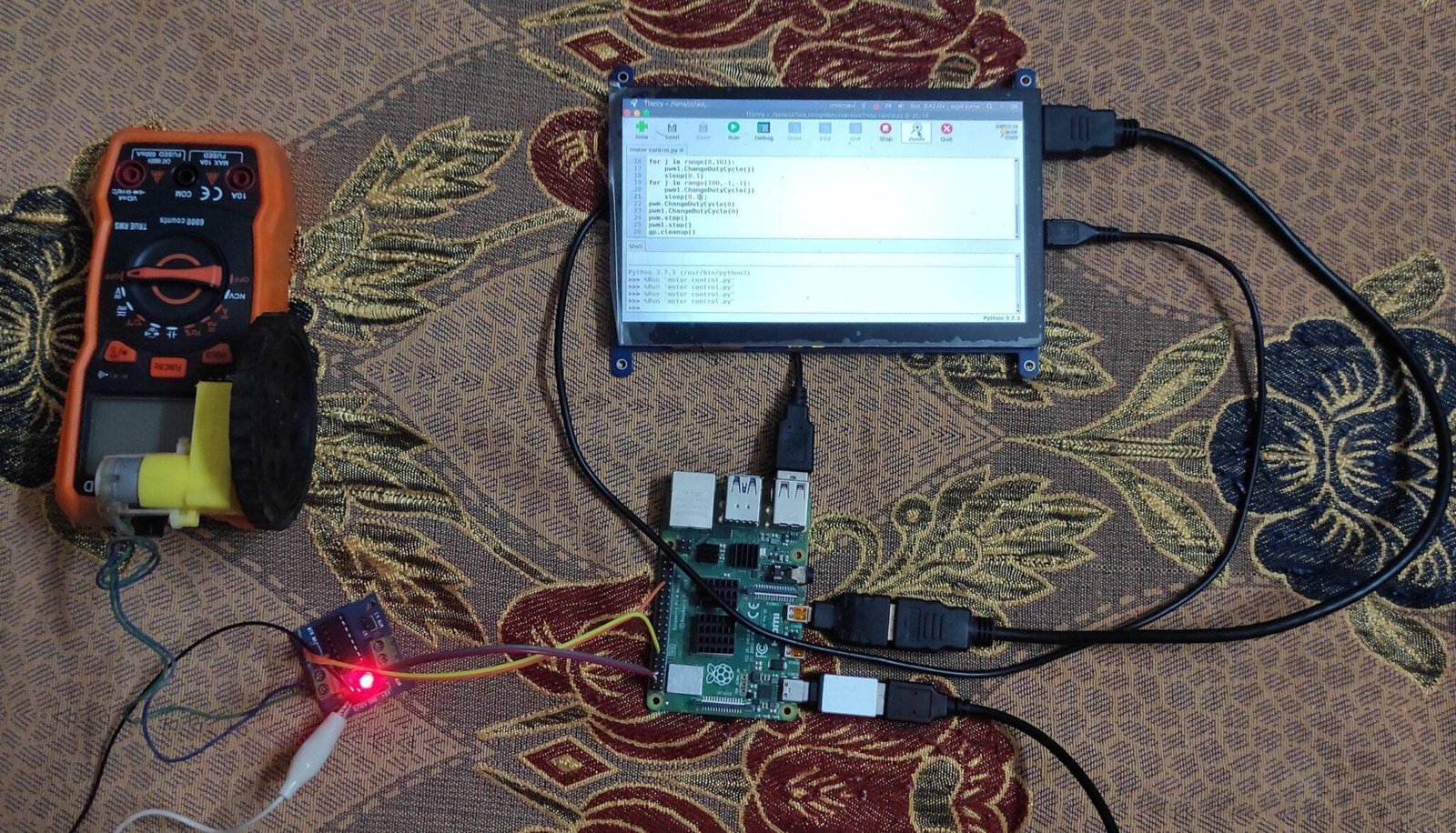 Raspberry Pi motor control