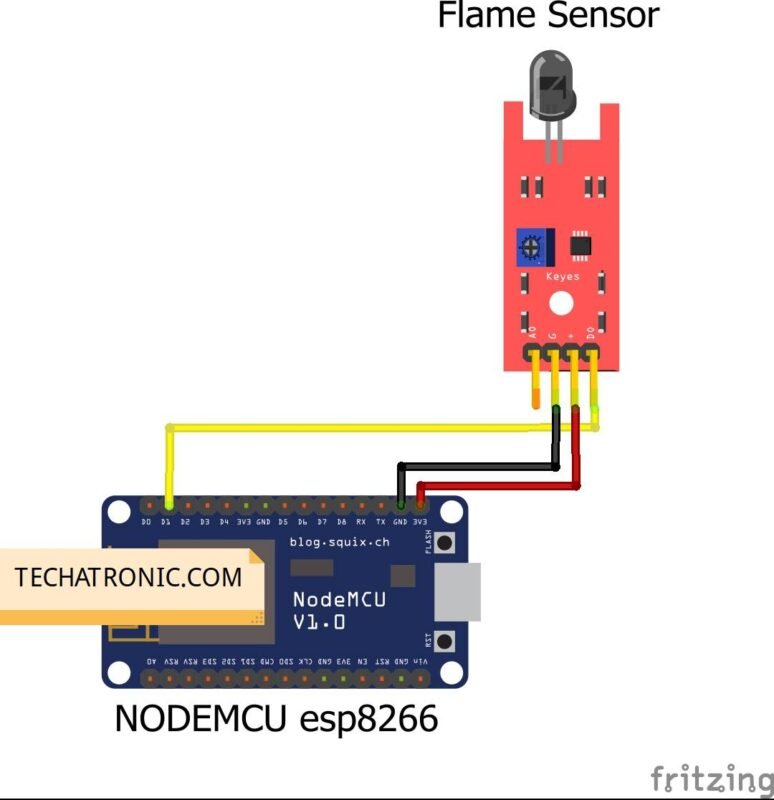 Blynk Fire Alarm | IoT | NodeMCU | Flame sensor | Blynk App