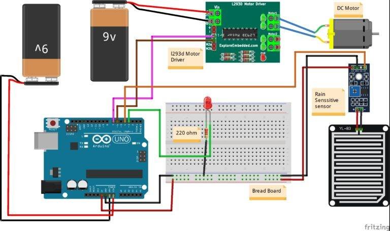 Rain detector using Arduino | Rain detector Arduino project