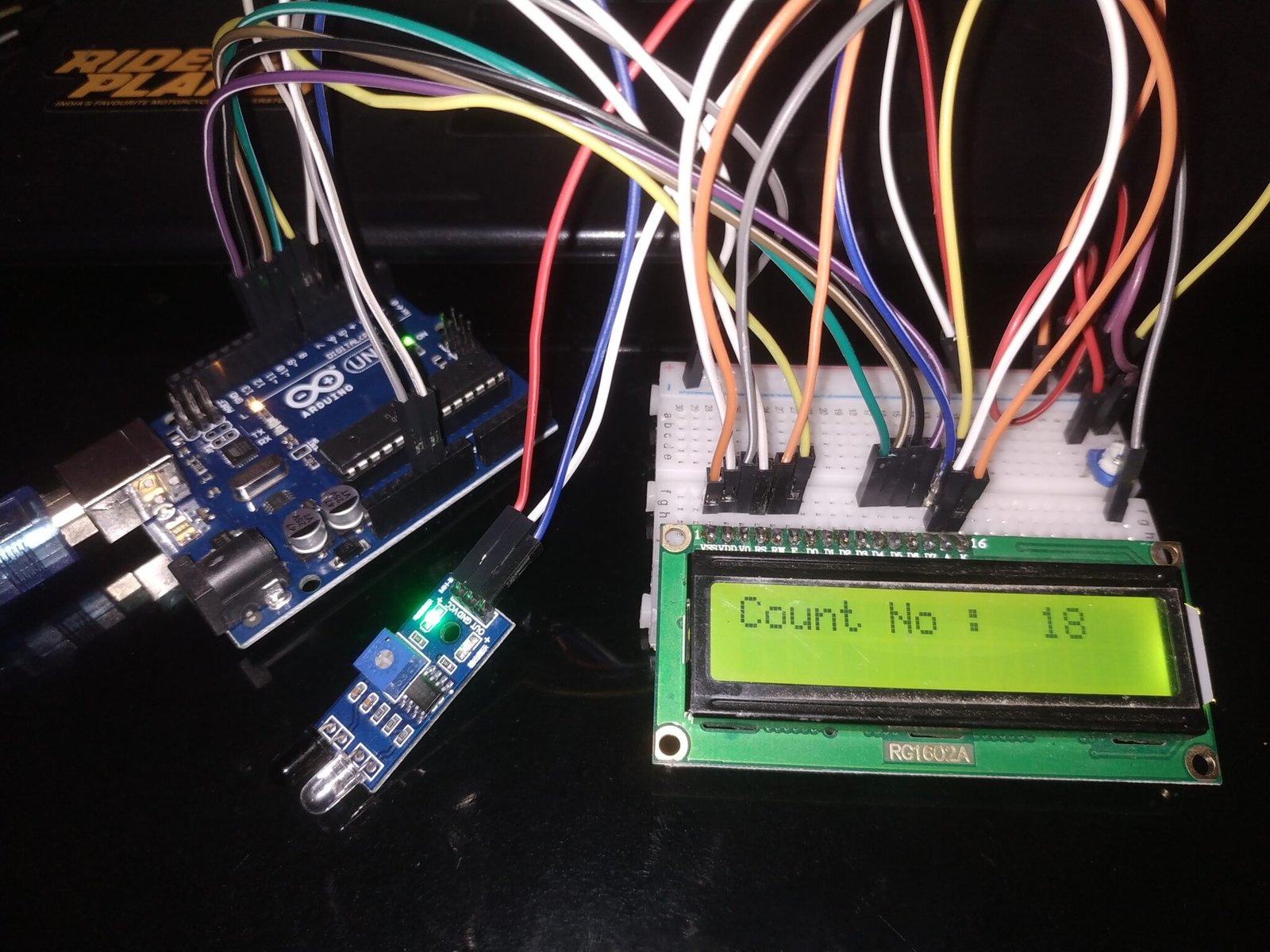 Counter Using Ir And Arduino Object Counter With Arduino Using Ir Sensor