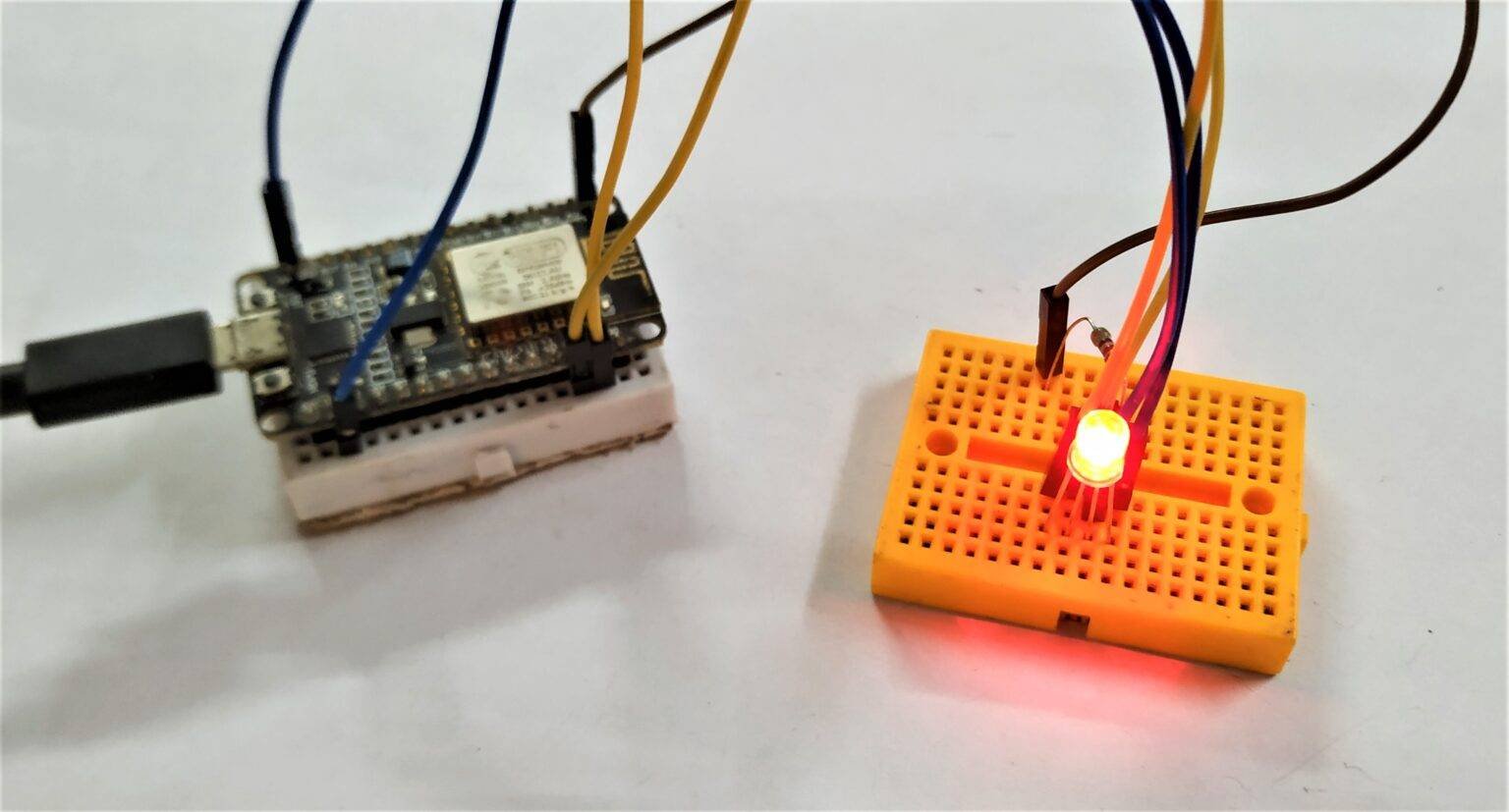 LED Interfacing With Nodemcu | Mini Project | esp8266 led