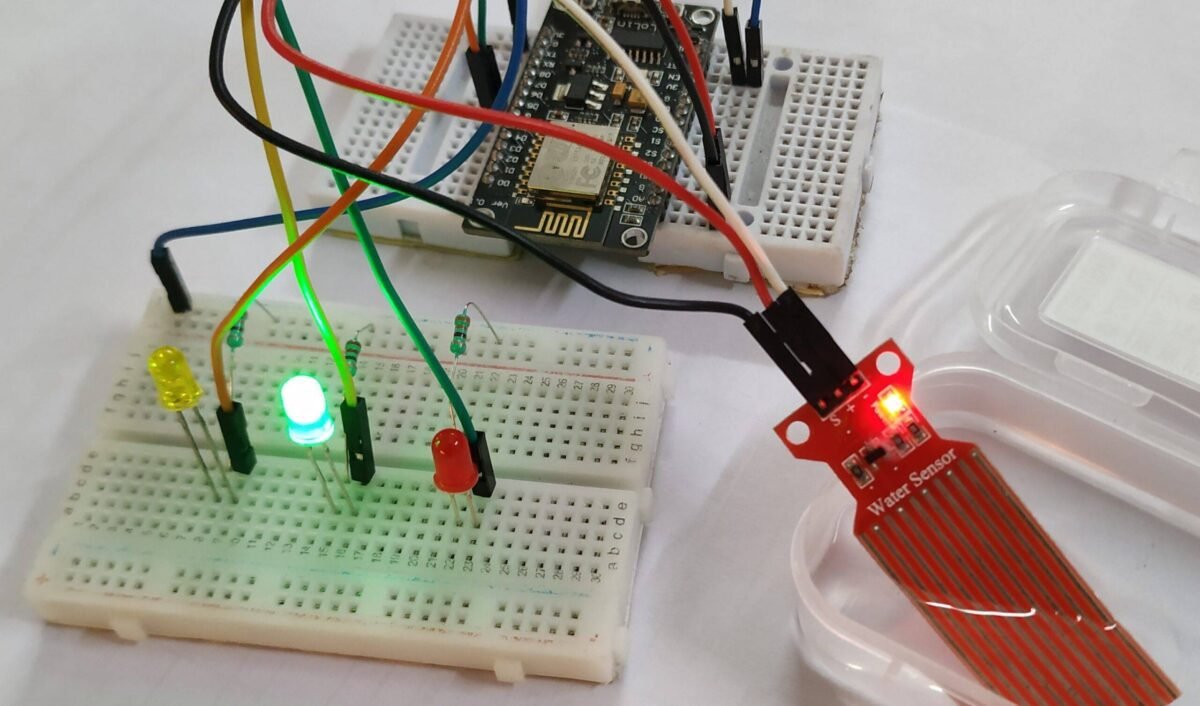 Water level Indicator using NodeMCU | NodeMCU Water level indicator