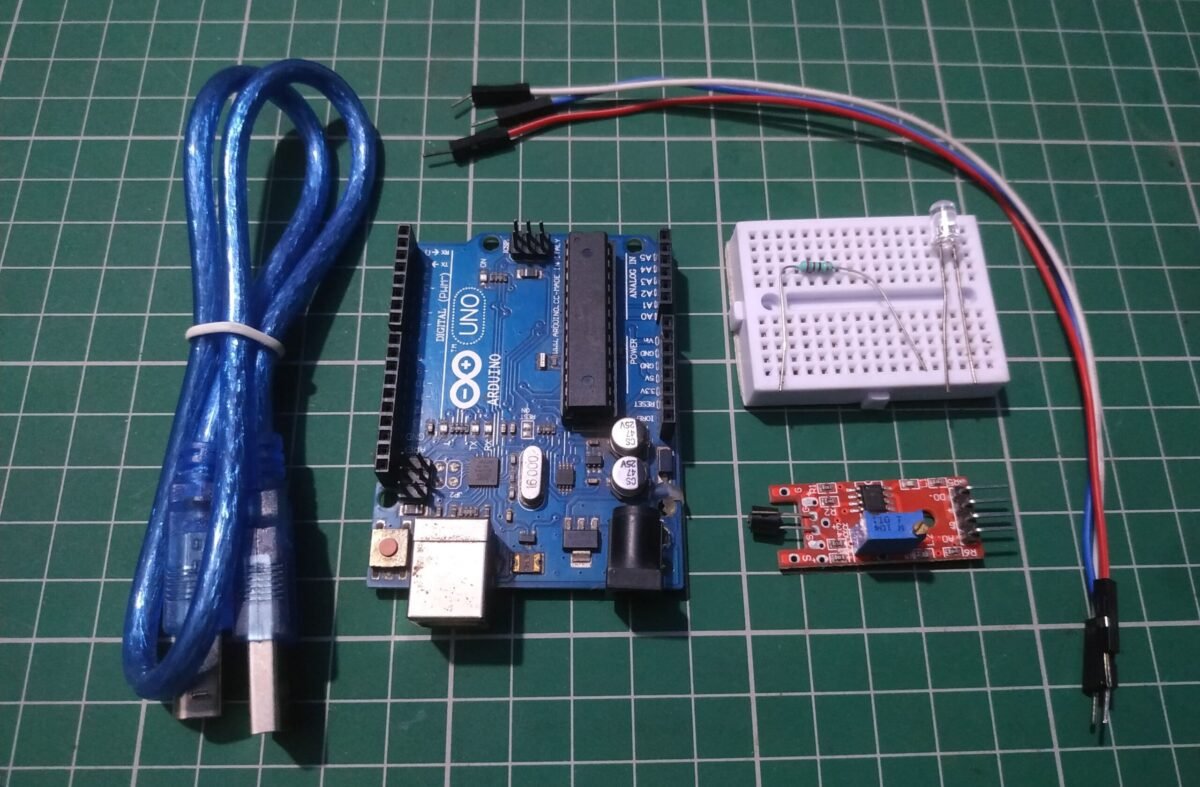 Magnet Detector with Arduino and Hall effect sensor | KY-024 Sensor