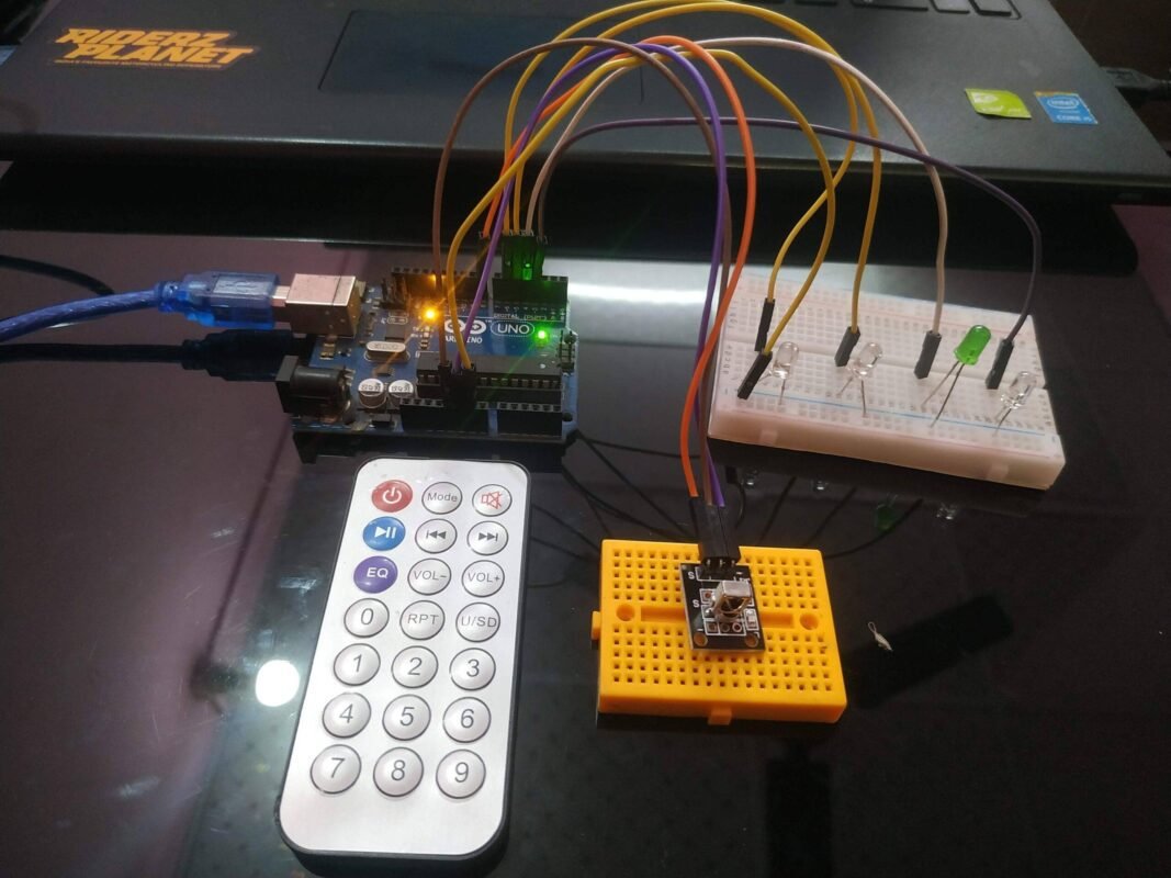 Ardino IR remote control system | Arduino TSOP project