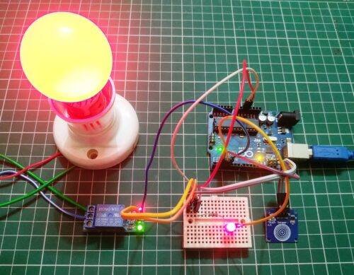 Touch sensor with Arduino | arduino touch switch | Techatronic