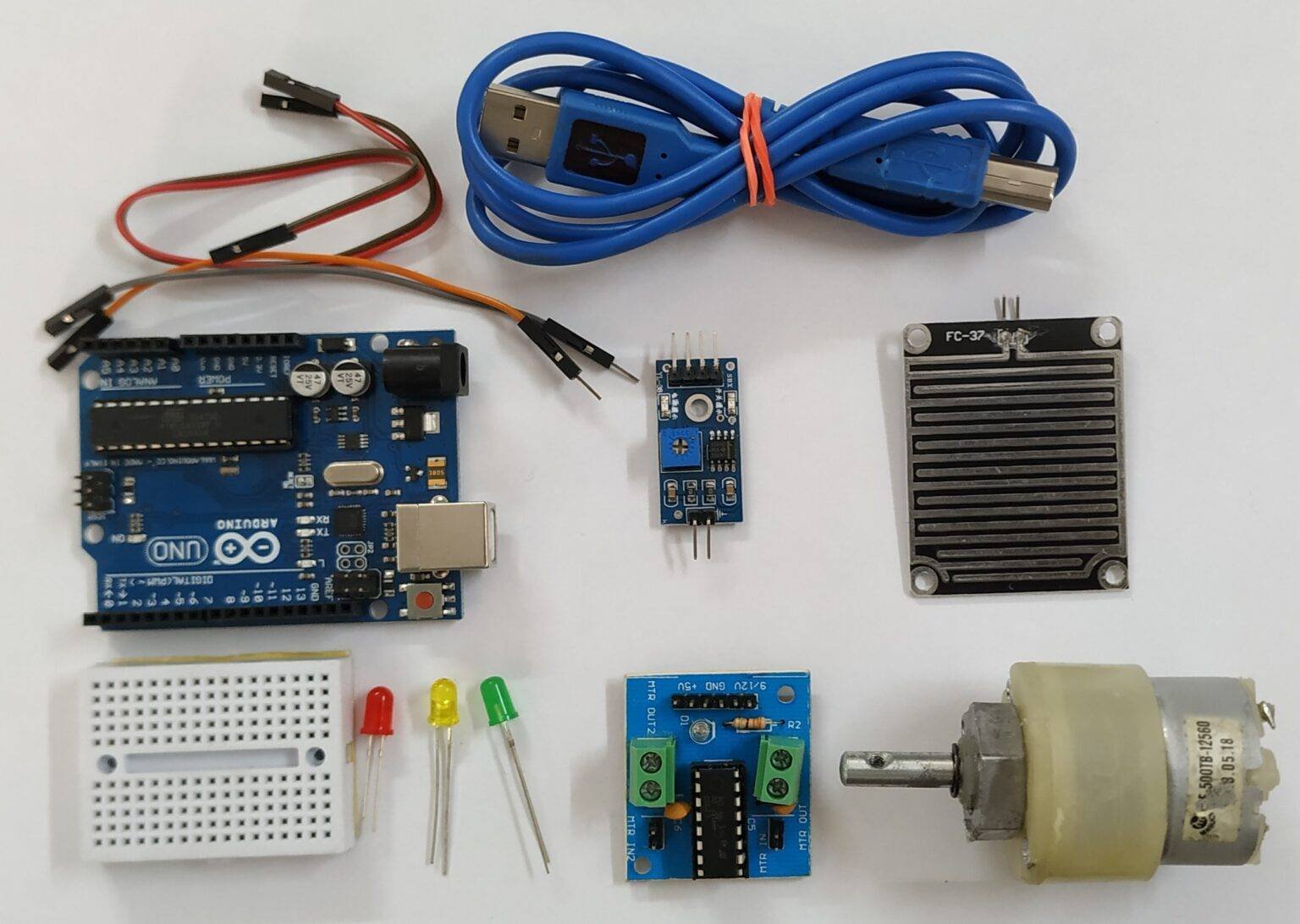 Rain detector using Arduino | Rain detector Arduino project