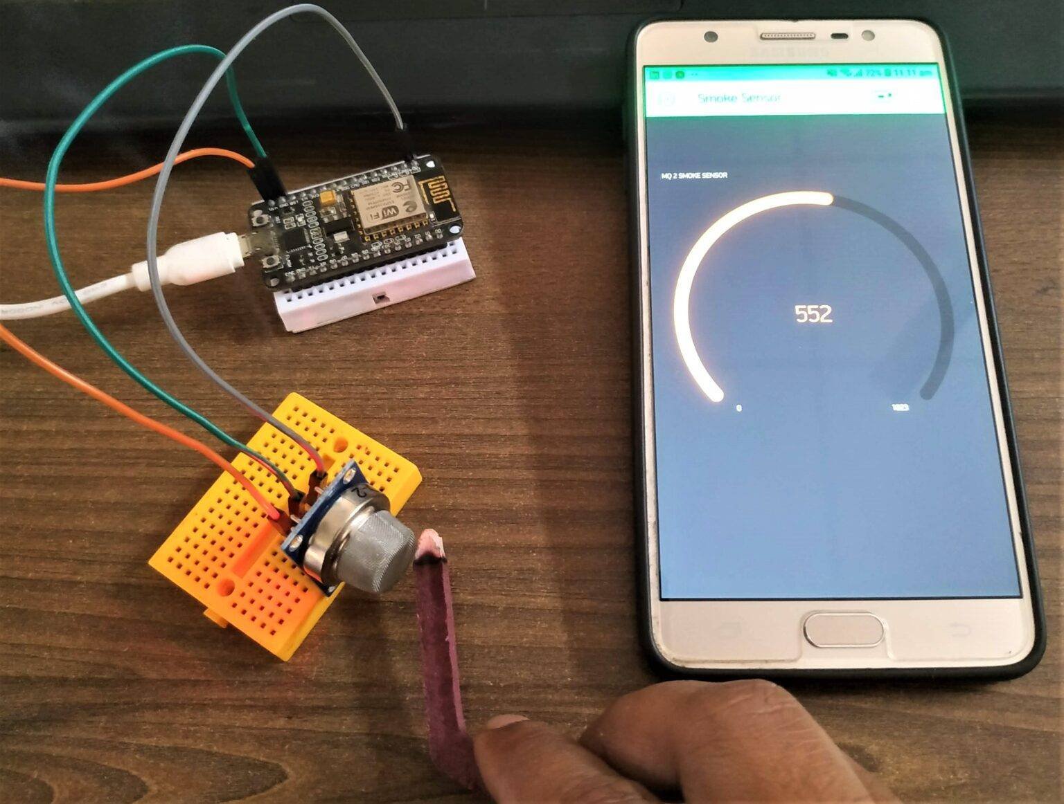 smart smoke detector using IoT | iot smoke detector
