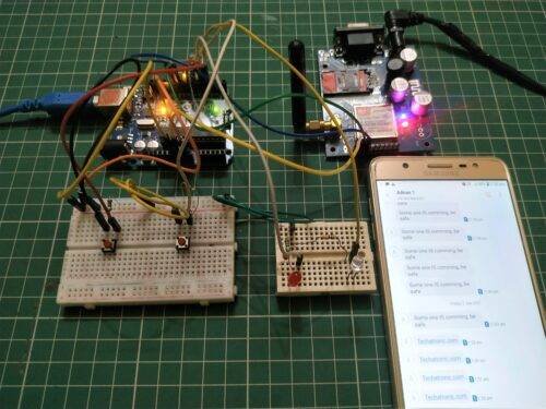 Arduino And Gsm Call And Msg Gsm Tutorial Arduino Gsm Project