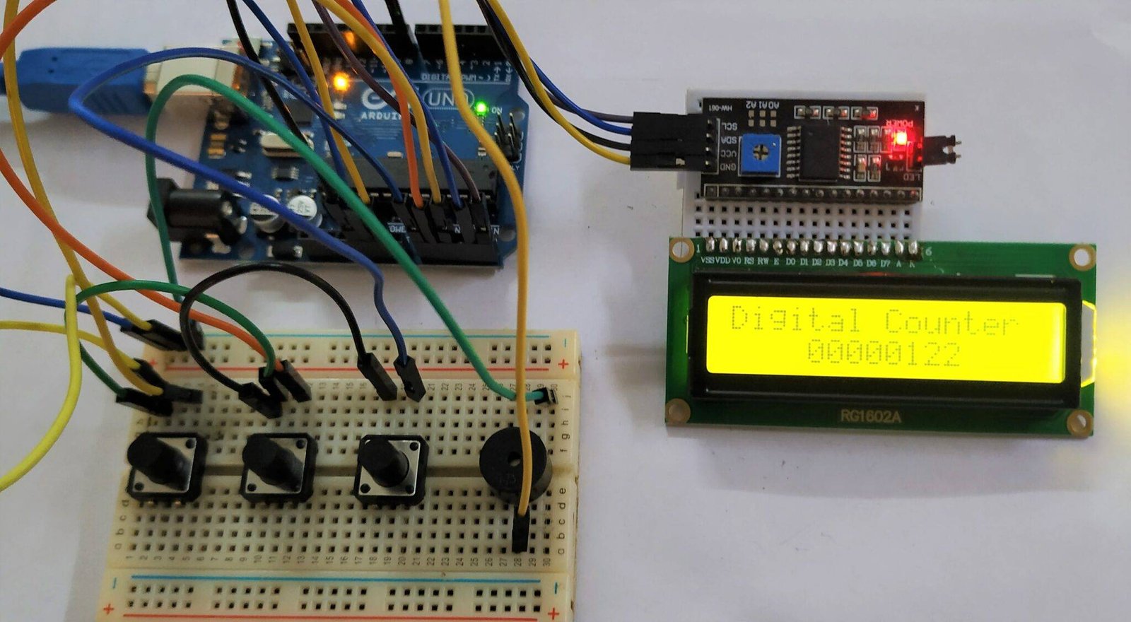 Digital Counter Using Arduino Eeprom Counter Arduino Project 1716