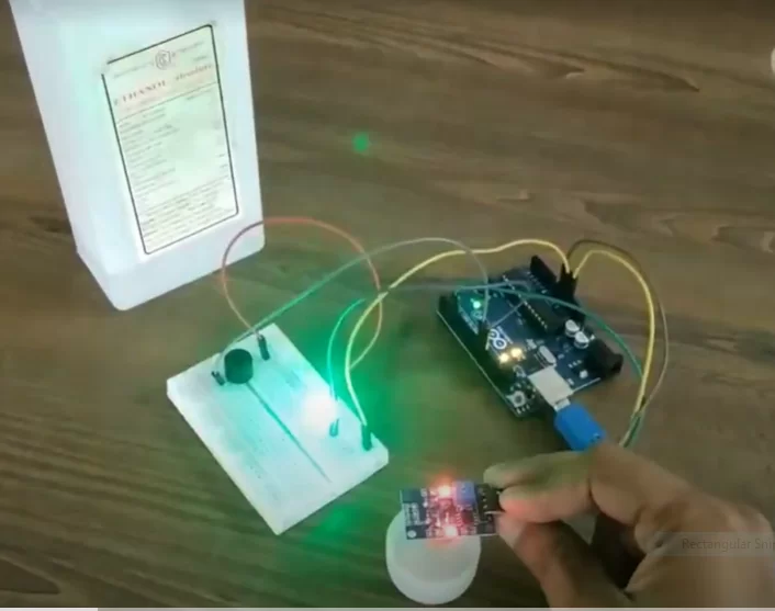 Alcohol detector using Arduino and Mq3 | MQ sensor with Arduino