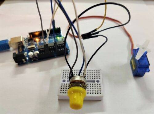 Arduino Servo Control Using Potentiometer - Techatronic