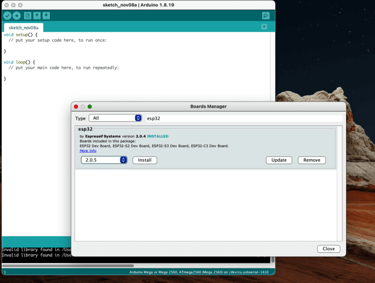 How To Set Up Esp32 In Arduino Ide Arduino Esp32 Setup