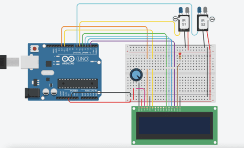 Bidirectional Counter Using Arduino Ir Sensor Based Counter