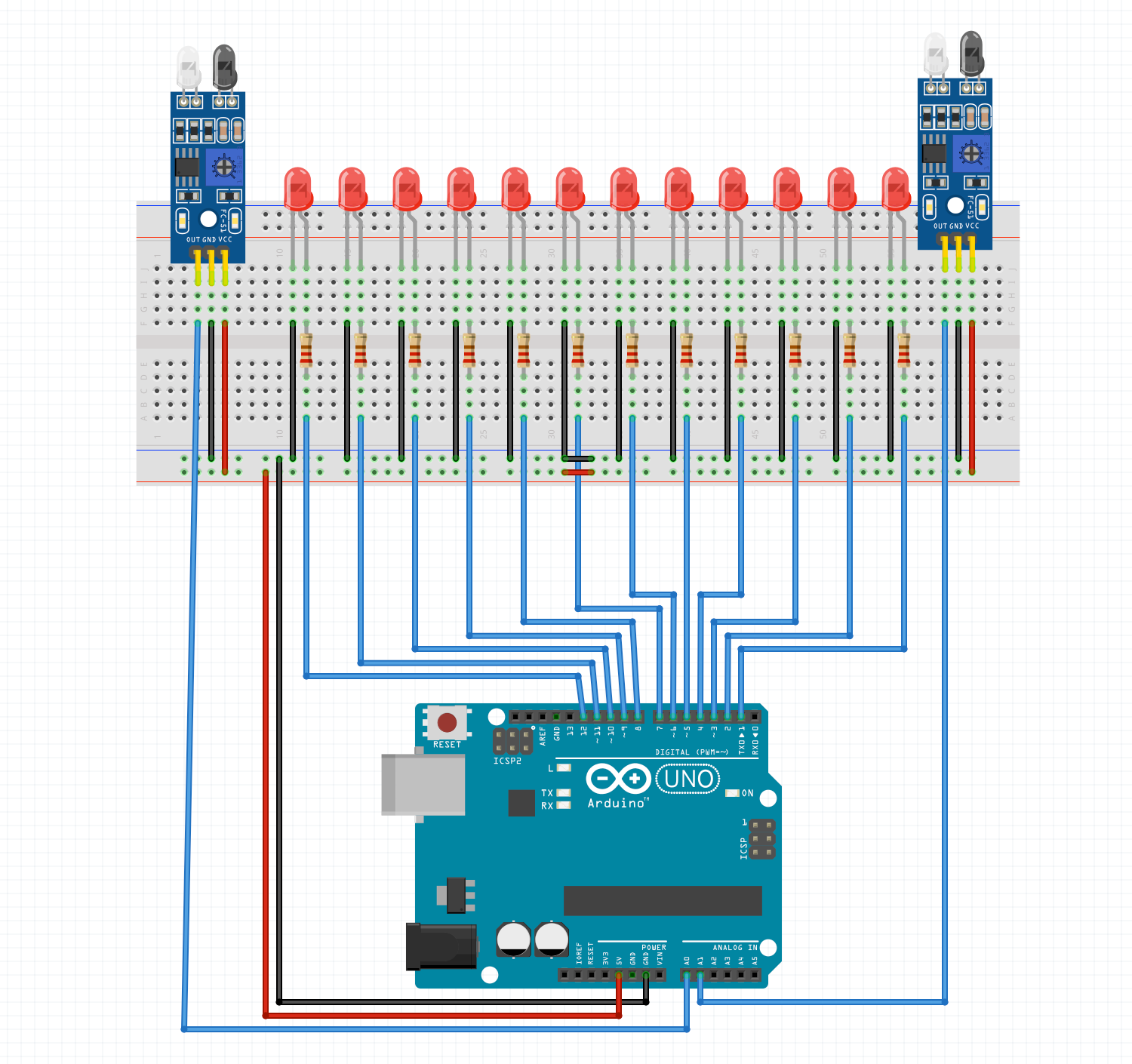 LED Magic Effect Project Using Arduino | Running Light Effect