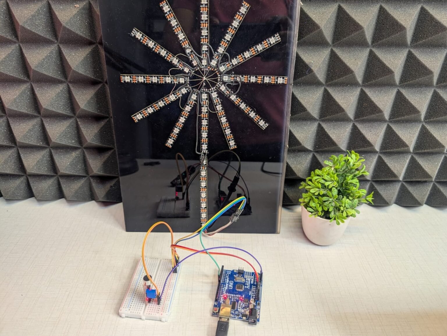 Sound Reactive RGB Tree Using Arduino | Music LED Effect